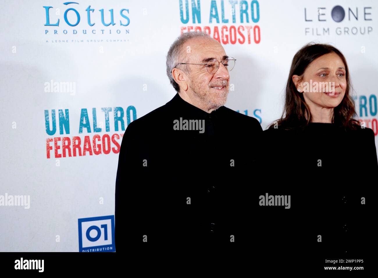 ROME, ITALY - MARCH 04: Silvio Orlando, Maria Laura Rondanini attend ...
