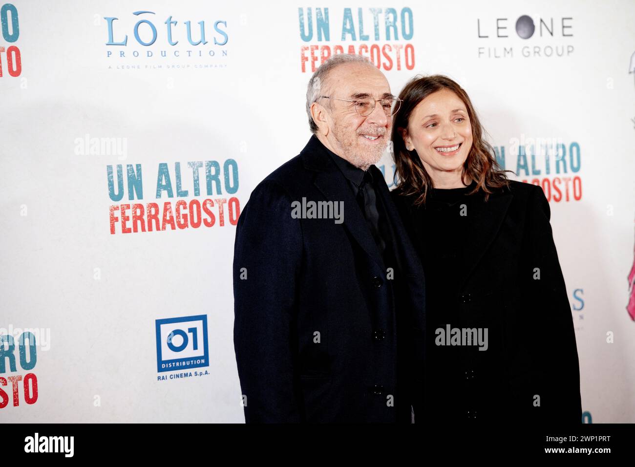 ROME, ITALY - MARCH 04: Silvio Orlando, Maria Laura Rondanini attend ...