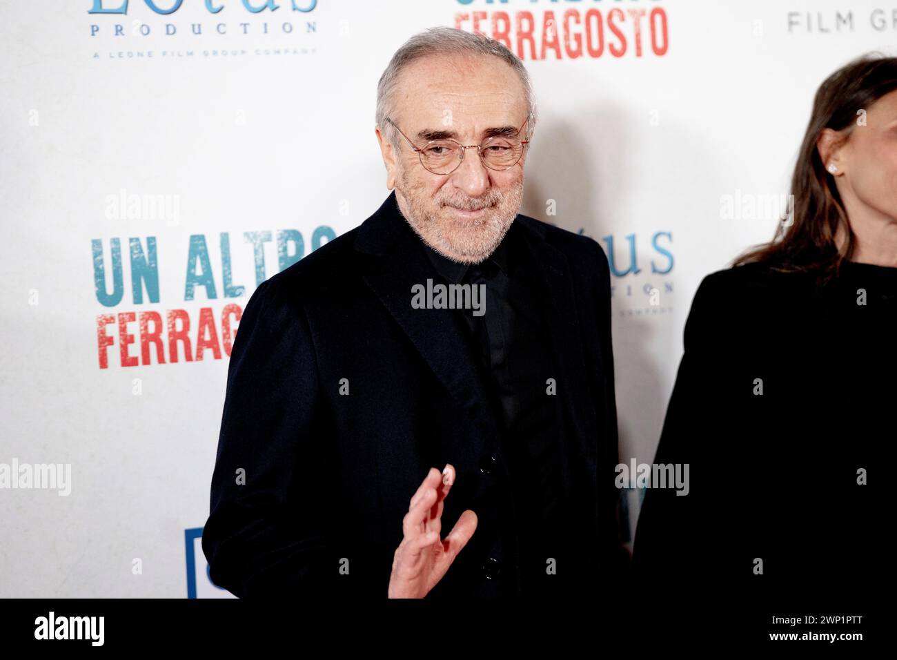 ROME, ITALY - MARCH 04: Silvio Orlando, Maria Laura Rondanini attend ...