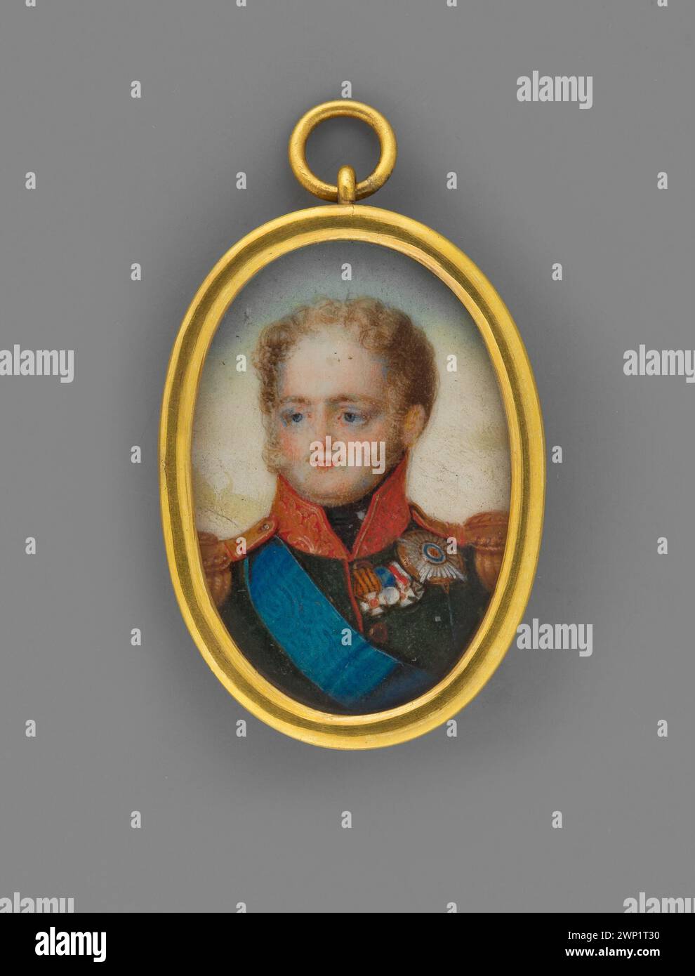 Aleksander Romanow (1777-1825), Russian Tsar, depicted in a general ...