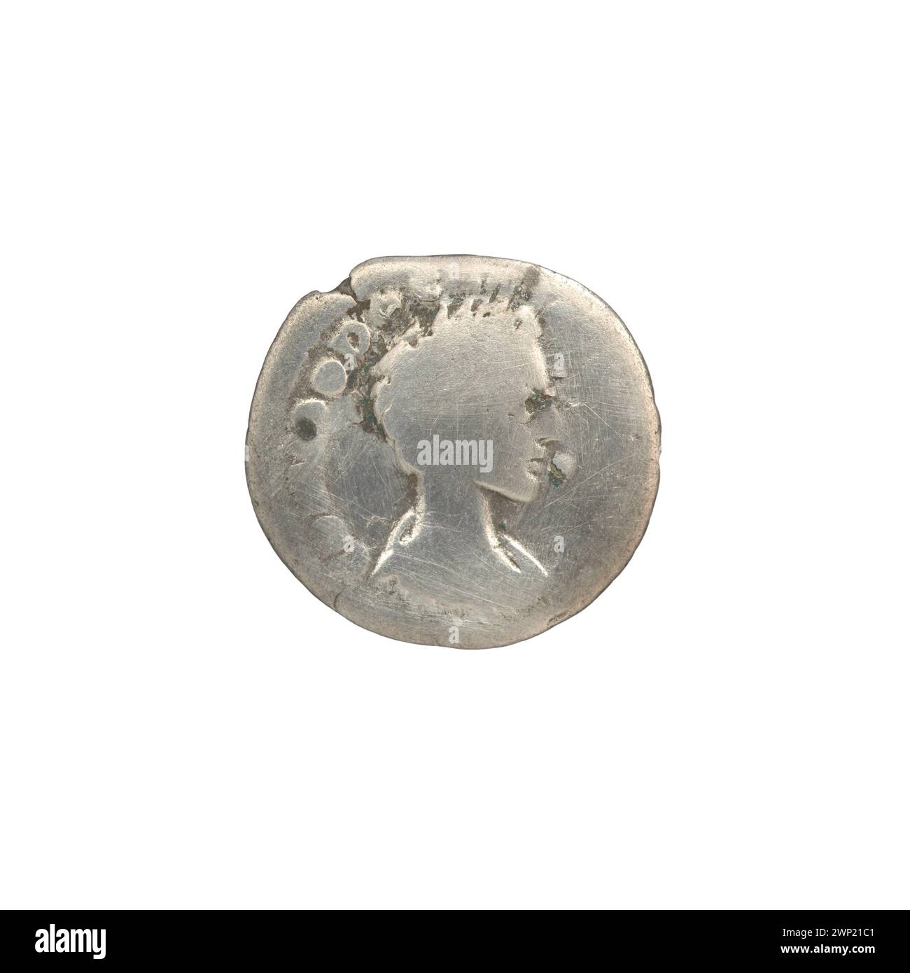 Denarius minted in 175 CE during the co-reign of Roman emperors Marek ...