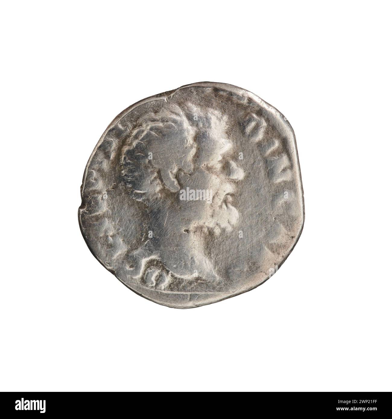 Counterfeit denarius from 193–195 associated with Septimius Severus and ...