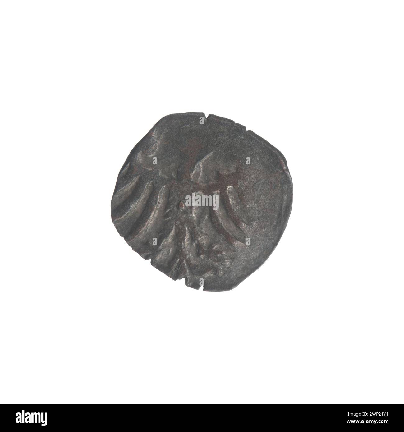 Silver denarius minted under Władysław III of Poland between 1434 and ...