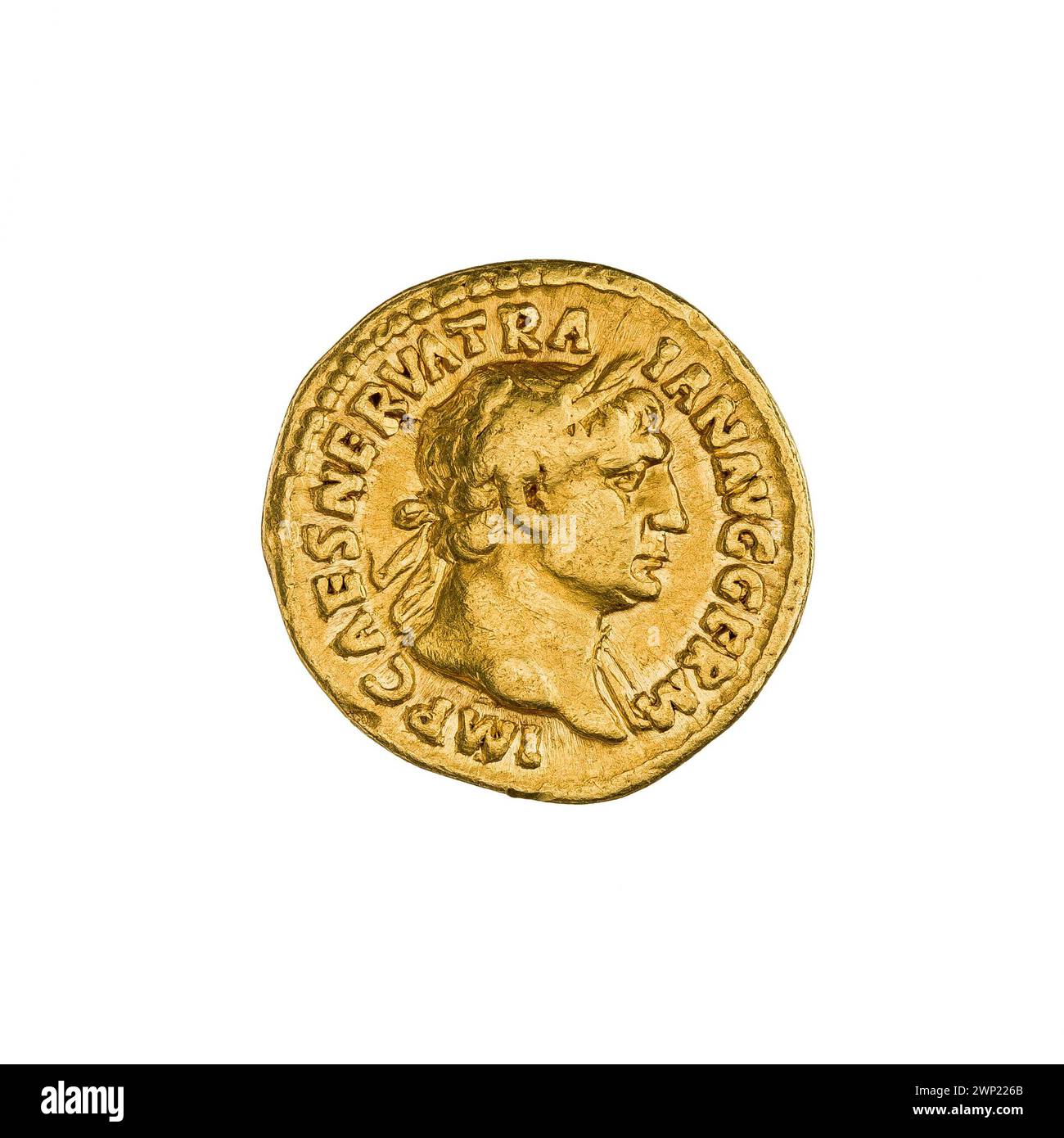 Aureus coin of Roman Emperor Trajan (101–102 AD) depicting Heracles ...