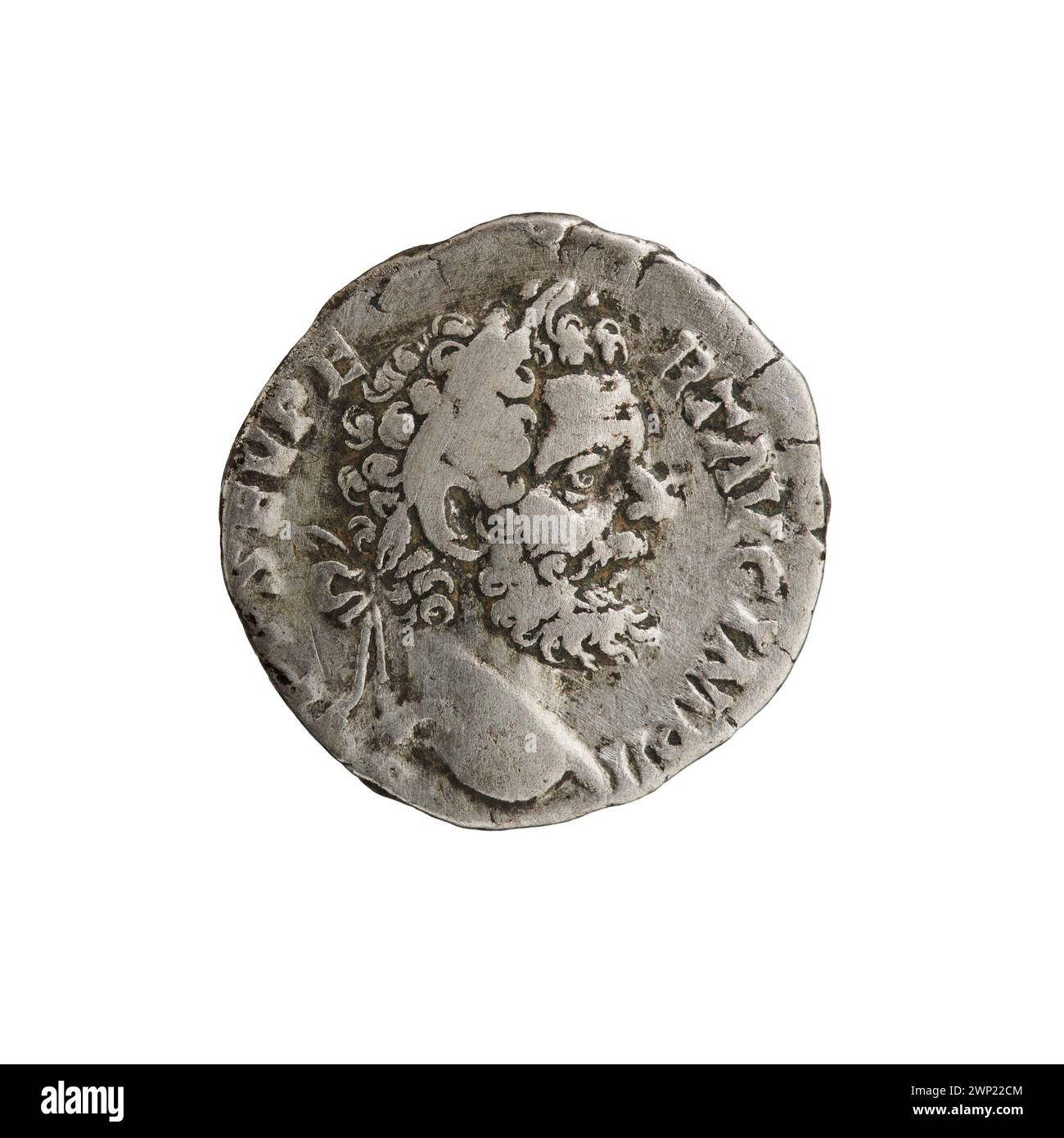 Denarius minted in 194, representing Roman silver coinage with imperial ...