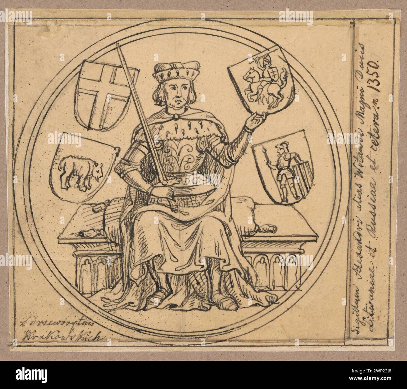 Witold wielki ksiaze litewski ca 1352 1430 ikonografia hi-res stock ...