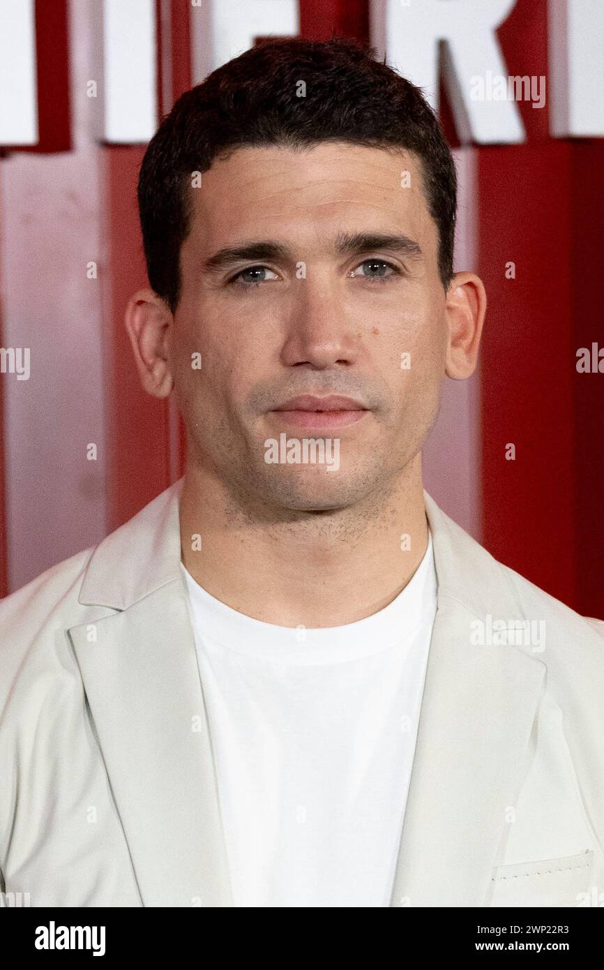 Madrid, Spain. 05th Mar, 2024. Jaime Lorente attends the 'Mano de ...