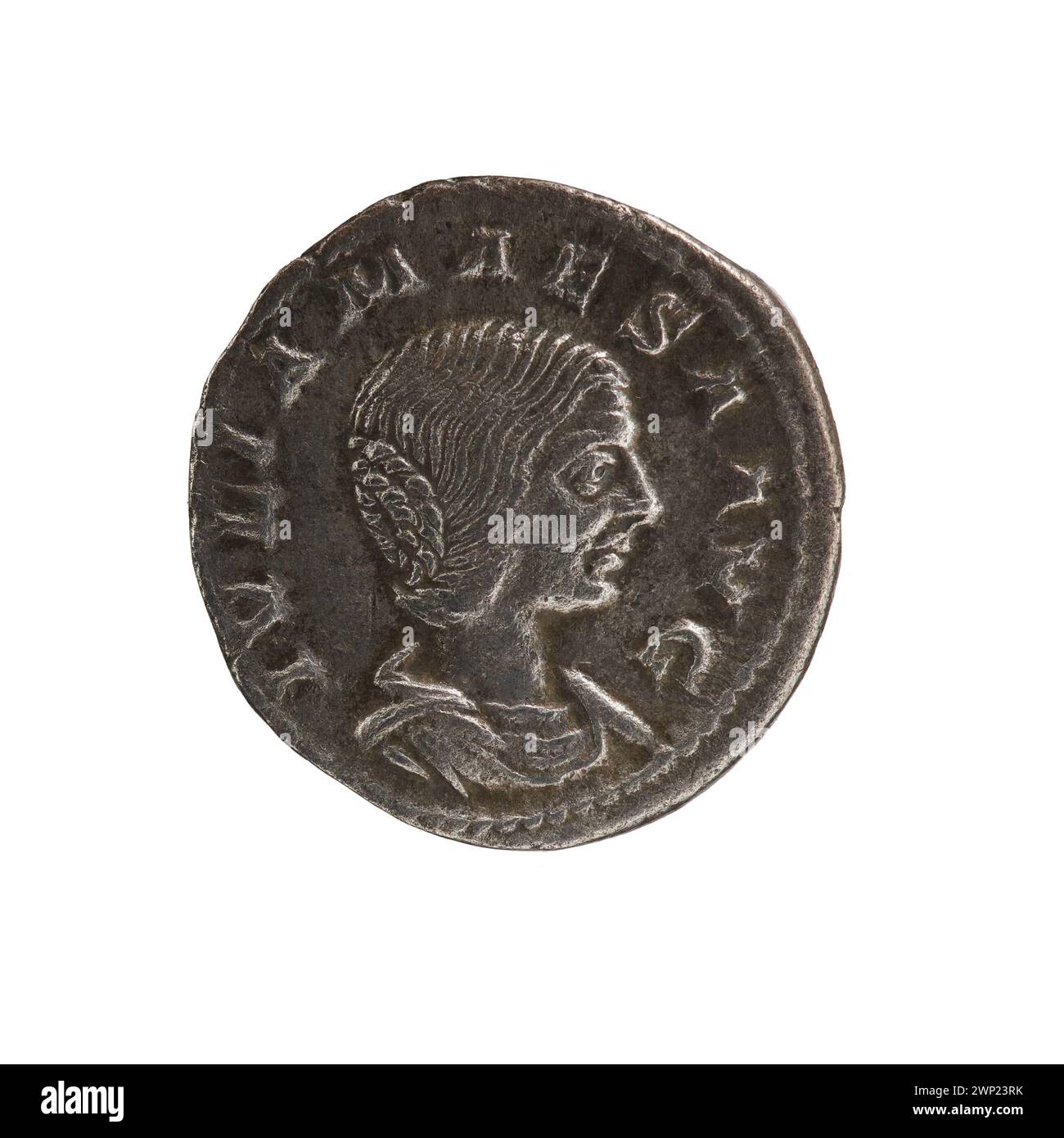 This denarius depicts Emperor Heliogabal, showing Roman imperial ...