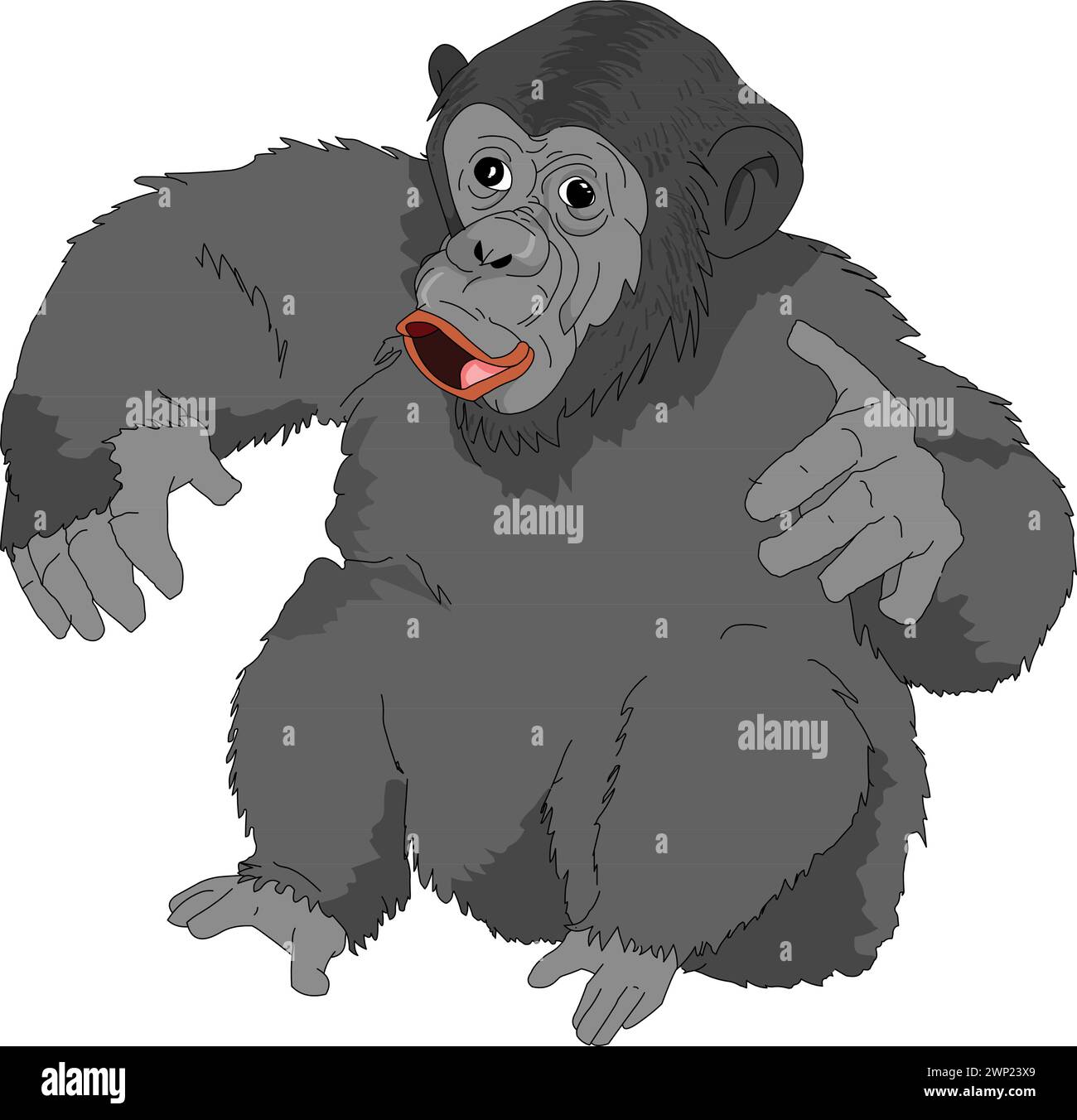 2d cartoon animation, cartoon character for your videos Stock Vector ...