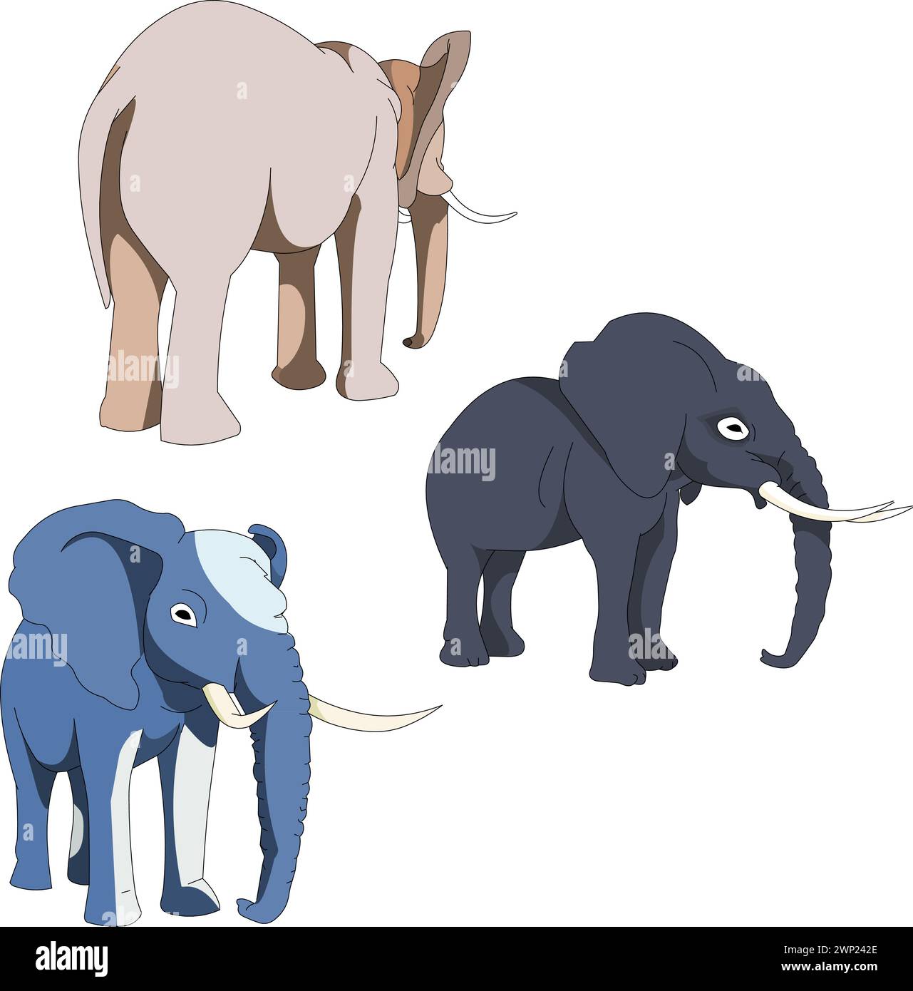 2d character animation Stock Vector Images - Alamy