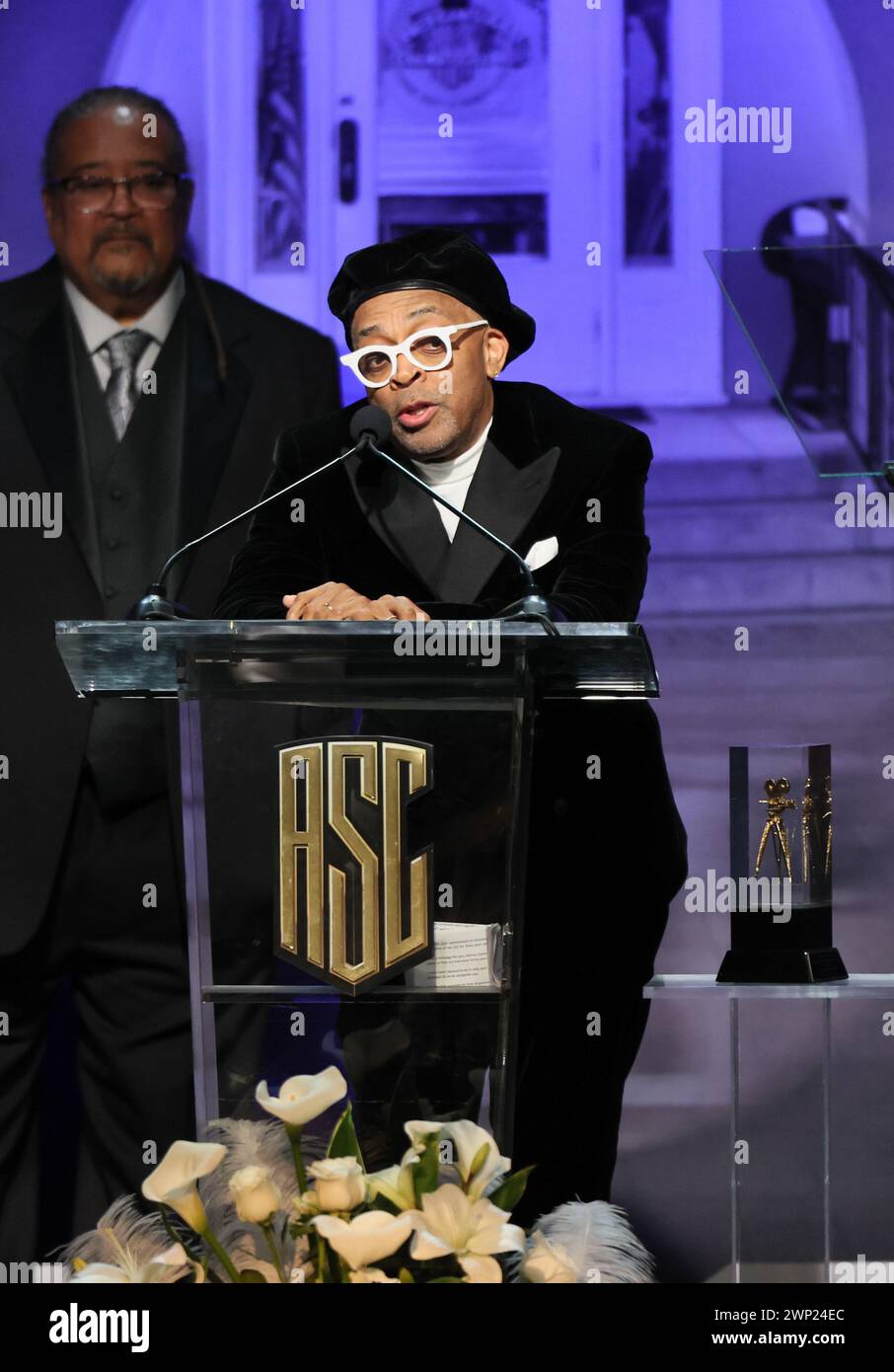 Spike Lee accepts the ASC Board of Governors Award at tthe 38th annual ...