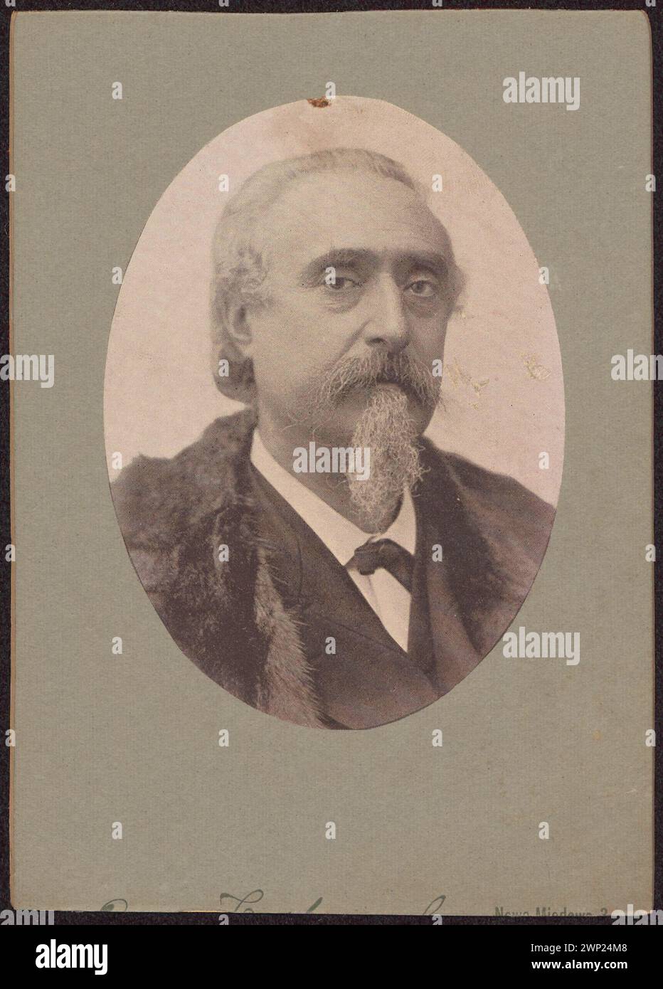 Portrait of my husband with Sam and Bródk (bust in the oval); around ...