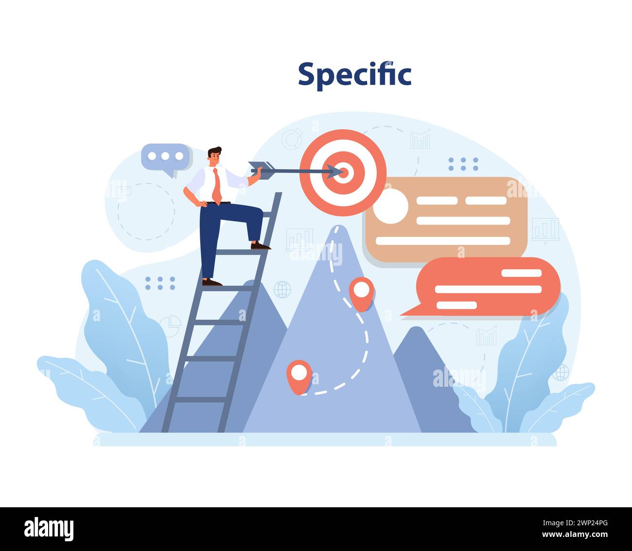 Aims and objectives Stock Vector Images - Alamy