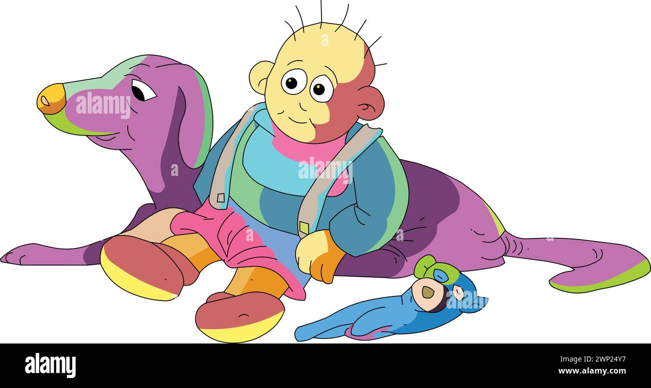 2d character animation Cut Out Stock Images & Pictures - Alamy