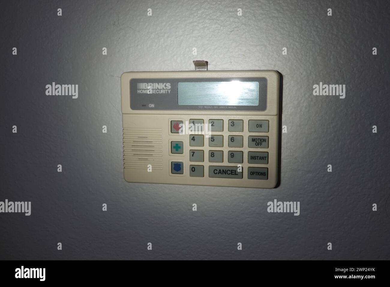Old home burglar alarm hi-res stock photography and images - Alamy