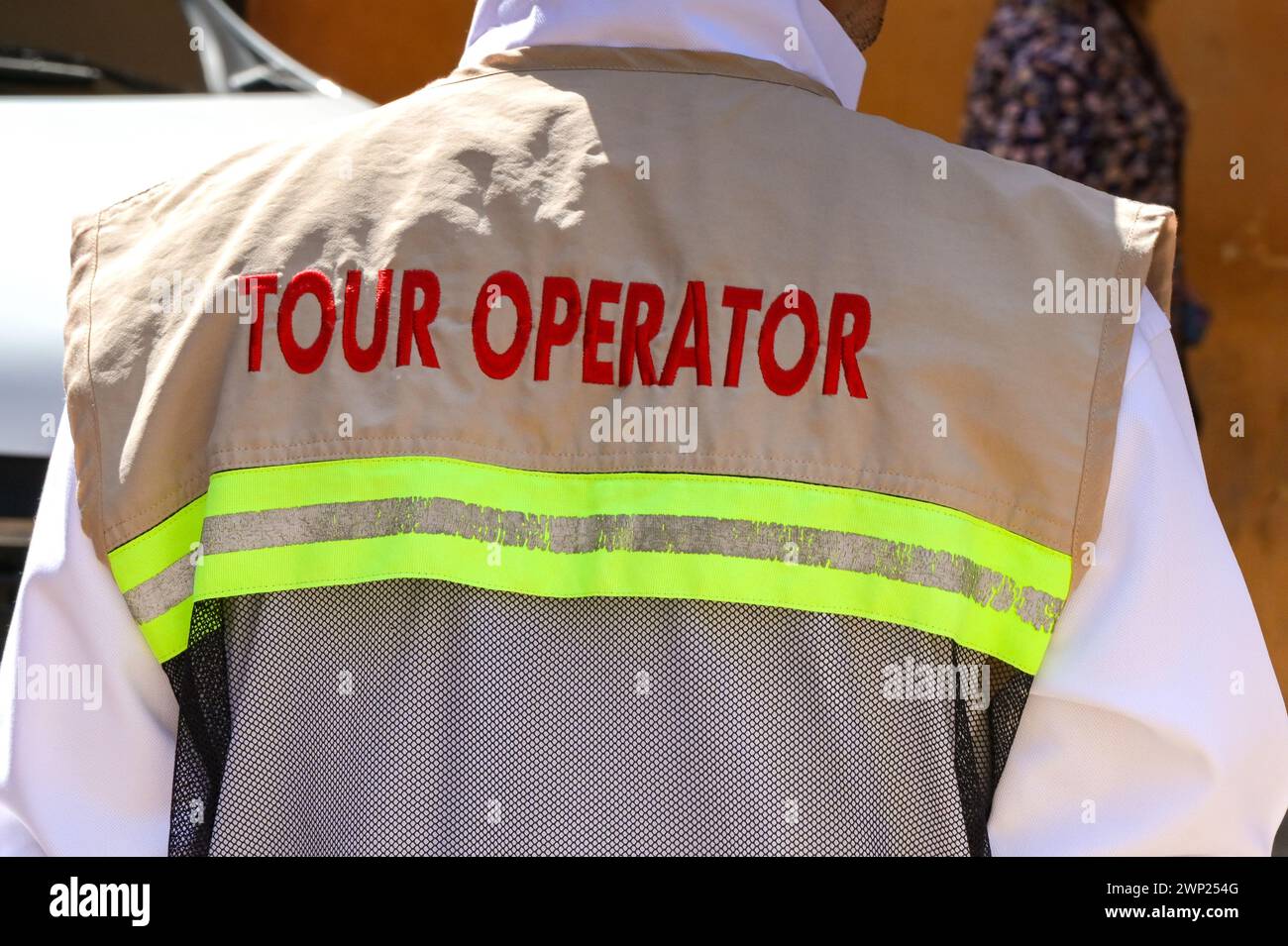 Cartagena, Bolivar, Colombia - 24 January 2024: Person working as a ...