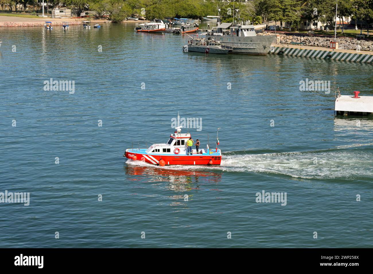 Puerto Vallarta, Jalisco, Mexico - 15 January 2024: Pilot cutter boat ...