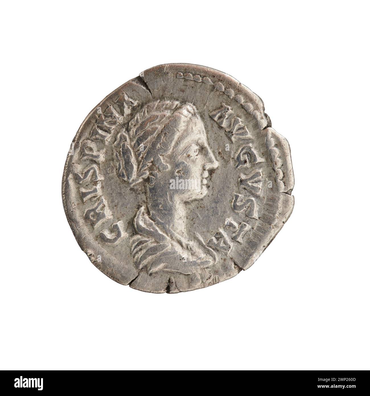 Roman denarius from 178 to 183 featuring silver imperial portraits of ...