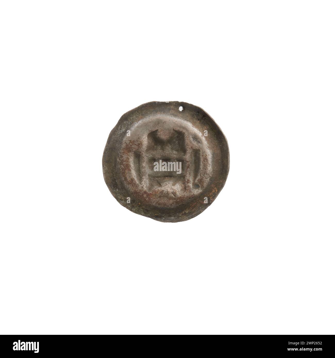 A denar brakteat coin produced between circa 1327/1328 and 1337/1338 ...