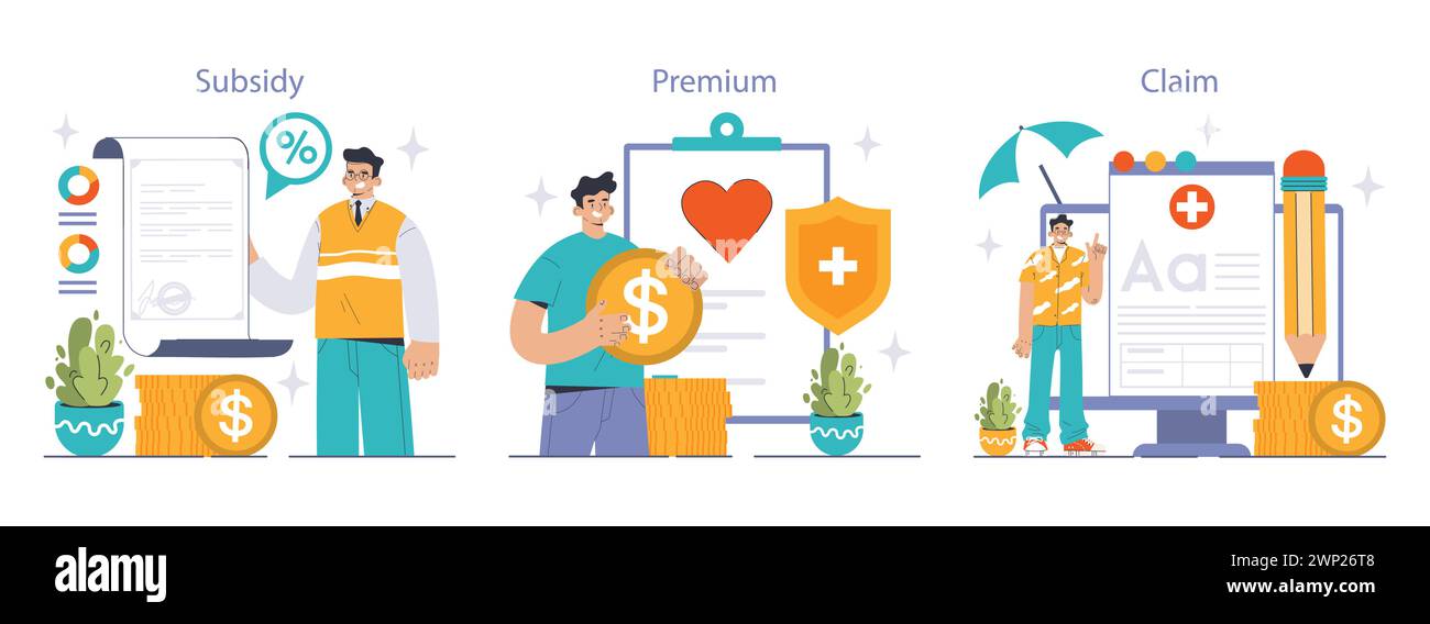 Cross subsidy Stock Vector Images - Alamy