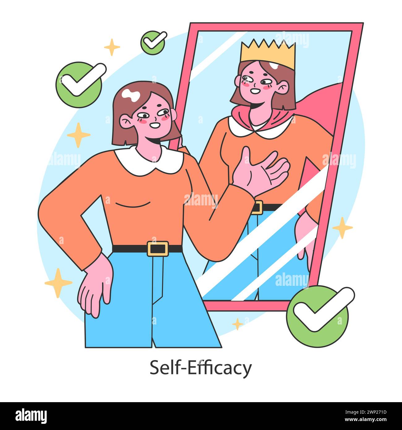 Empowerment and self efficacy Cut Out Stock Images & Pictures - Alamy