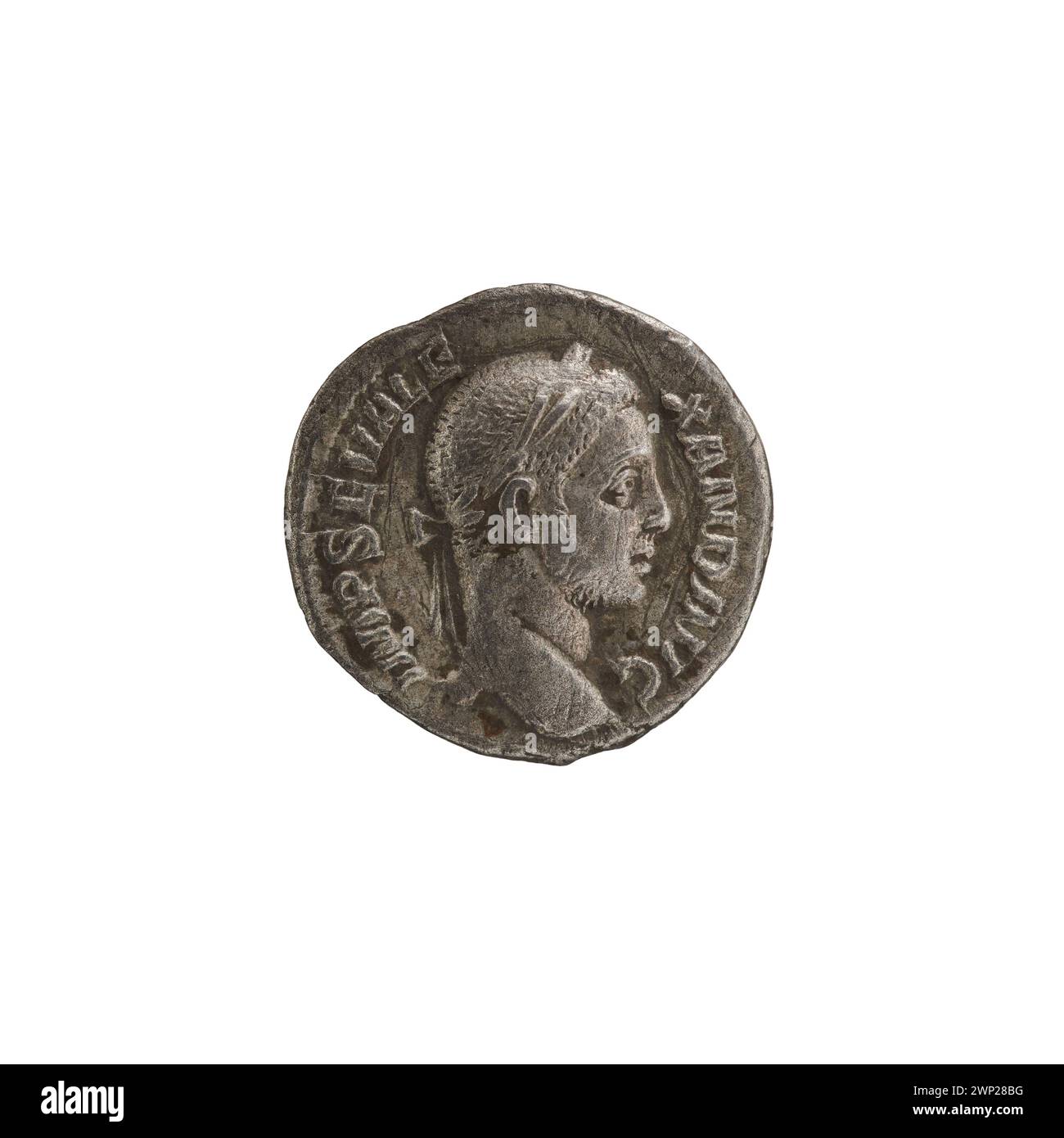 Denarius coin minted 228-231 AD, part of early 3rd century Roman ...