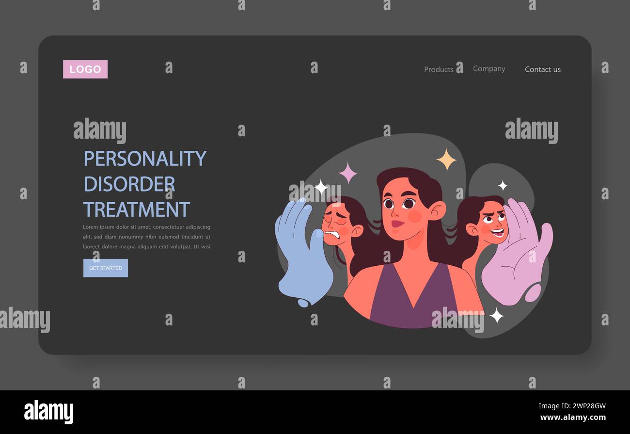 Personality Disorder Treatment concept. Embracing multifaceted ...