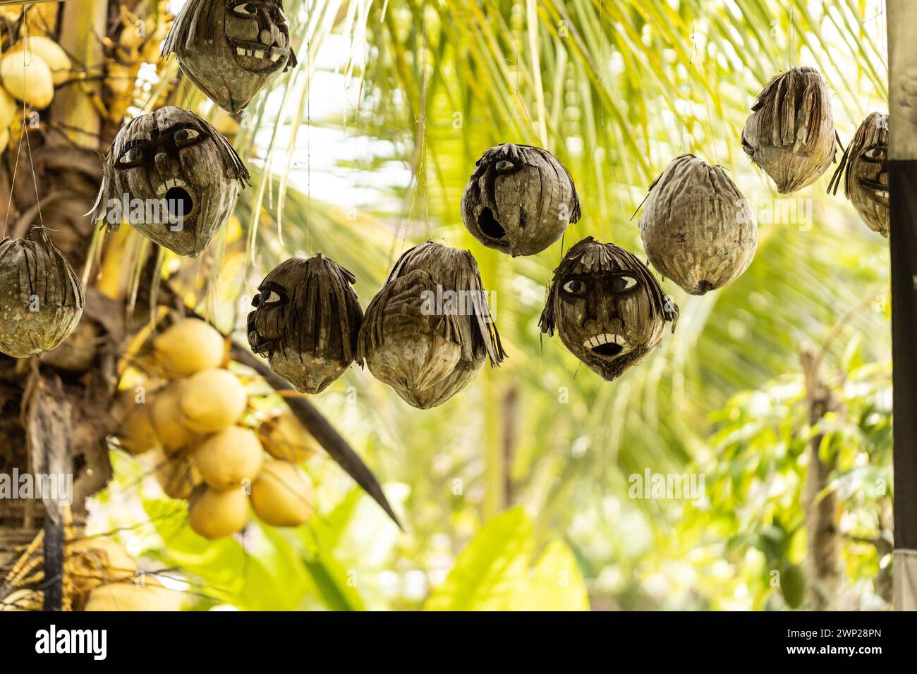 Coconut sculptures hi-res stock photography and images - Alamy