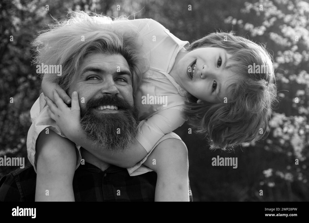 Father son relationships. Child hugging dad. Happy fathers day. Son ...