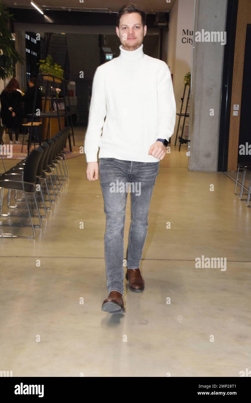 Phil Hackermann FDP Europa Wahl Kandidat Muenchen 05.03.2024 Munich ...