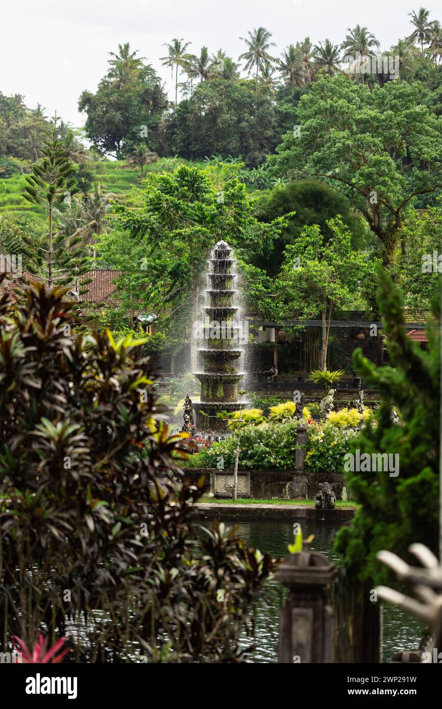 Tirta Gangga fountain in Bali Stock Photo - Alamy