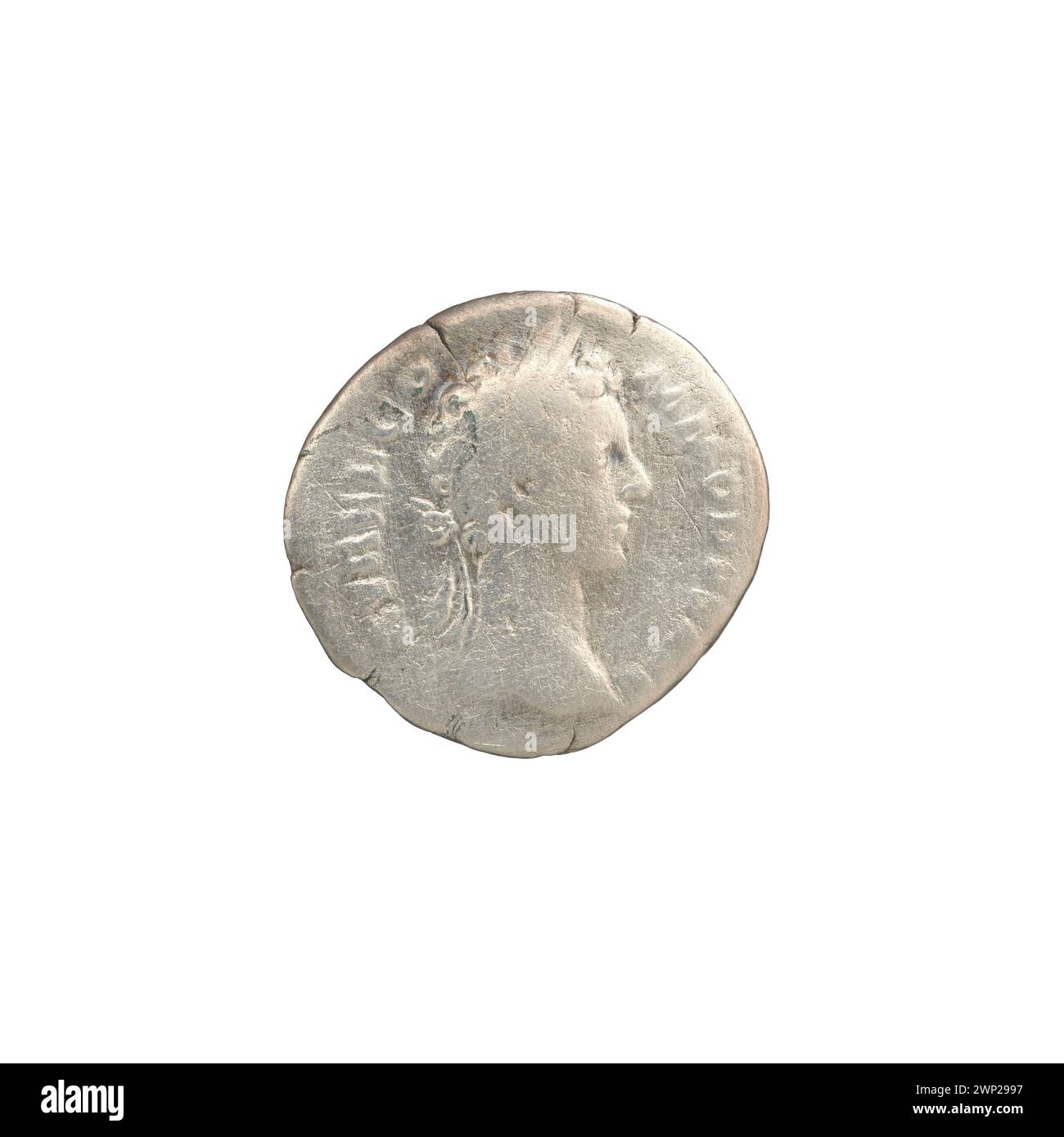 A Roman denarius issued in 179 CE featuring Emperor Marcus Aurelius and ...