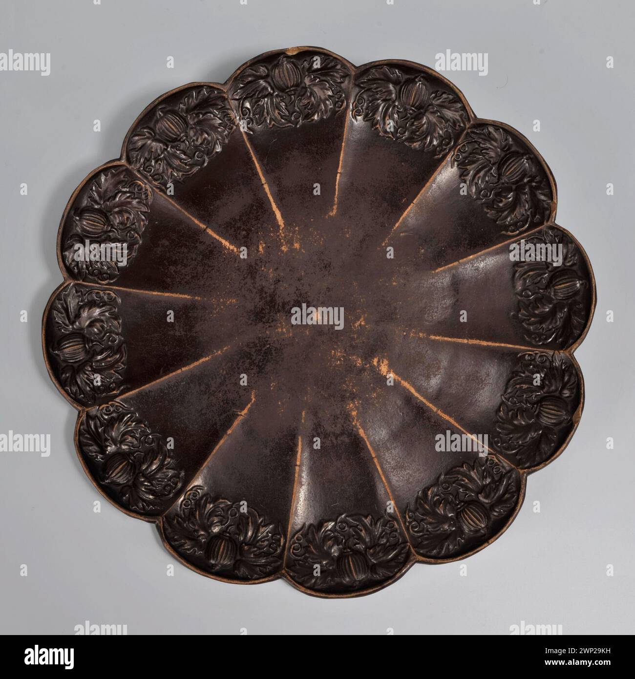Patera with plastic and plant decorations from Konstanty and Helena ...