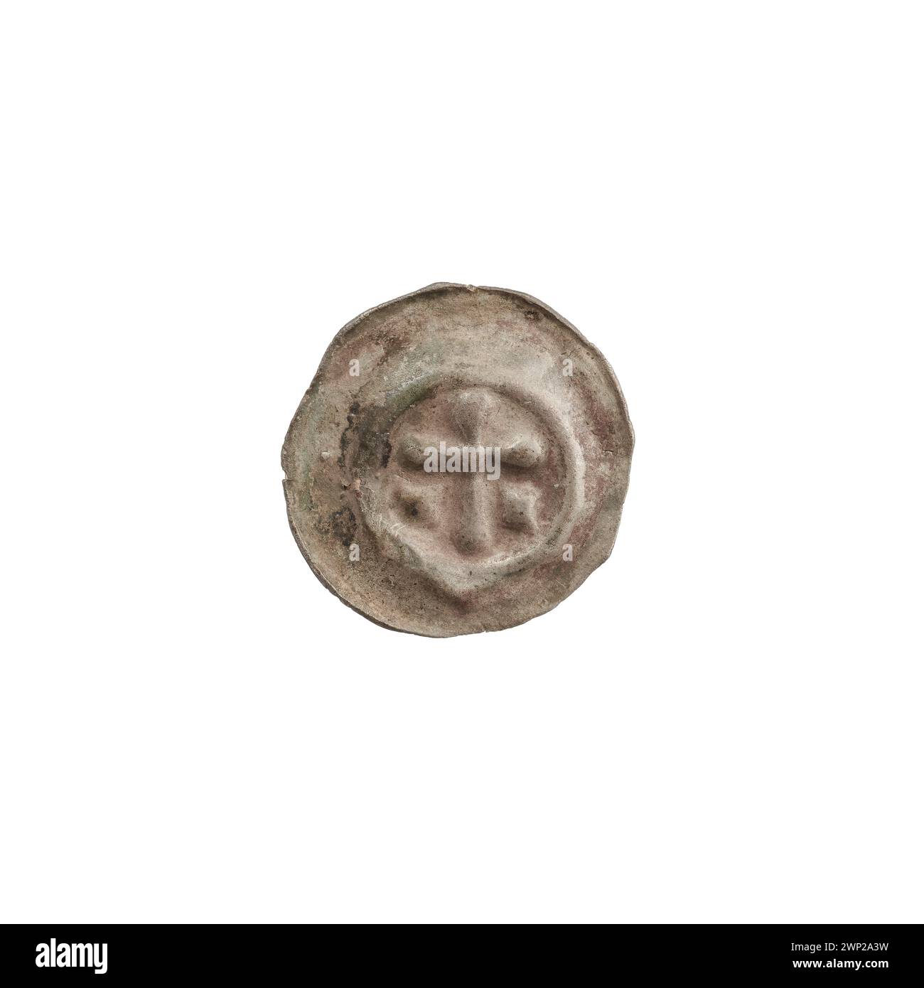 A denar bracteate coin produced approximately between 1317/1318 and ...