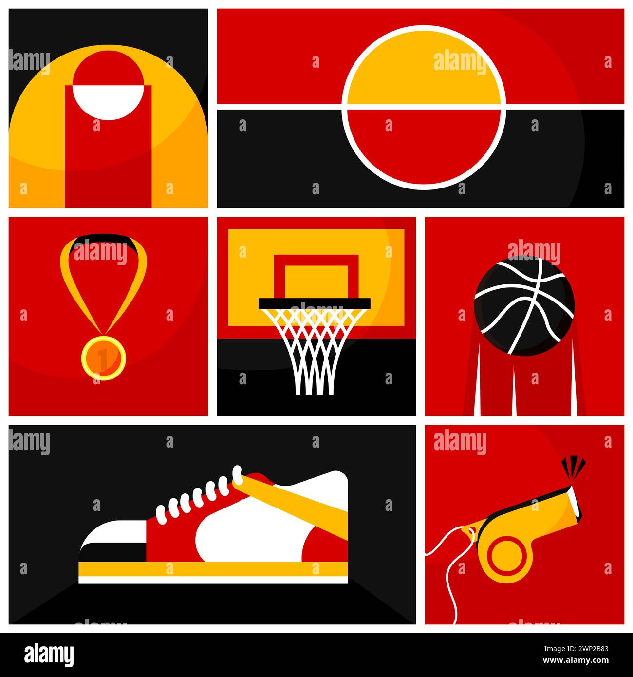 Abstract achievement collage Stock Vector Images - Alamy