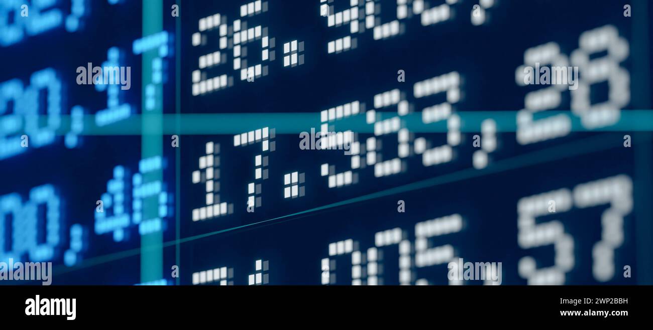 Numbers making up chart hi-res stock photography and images - Alamy