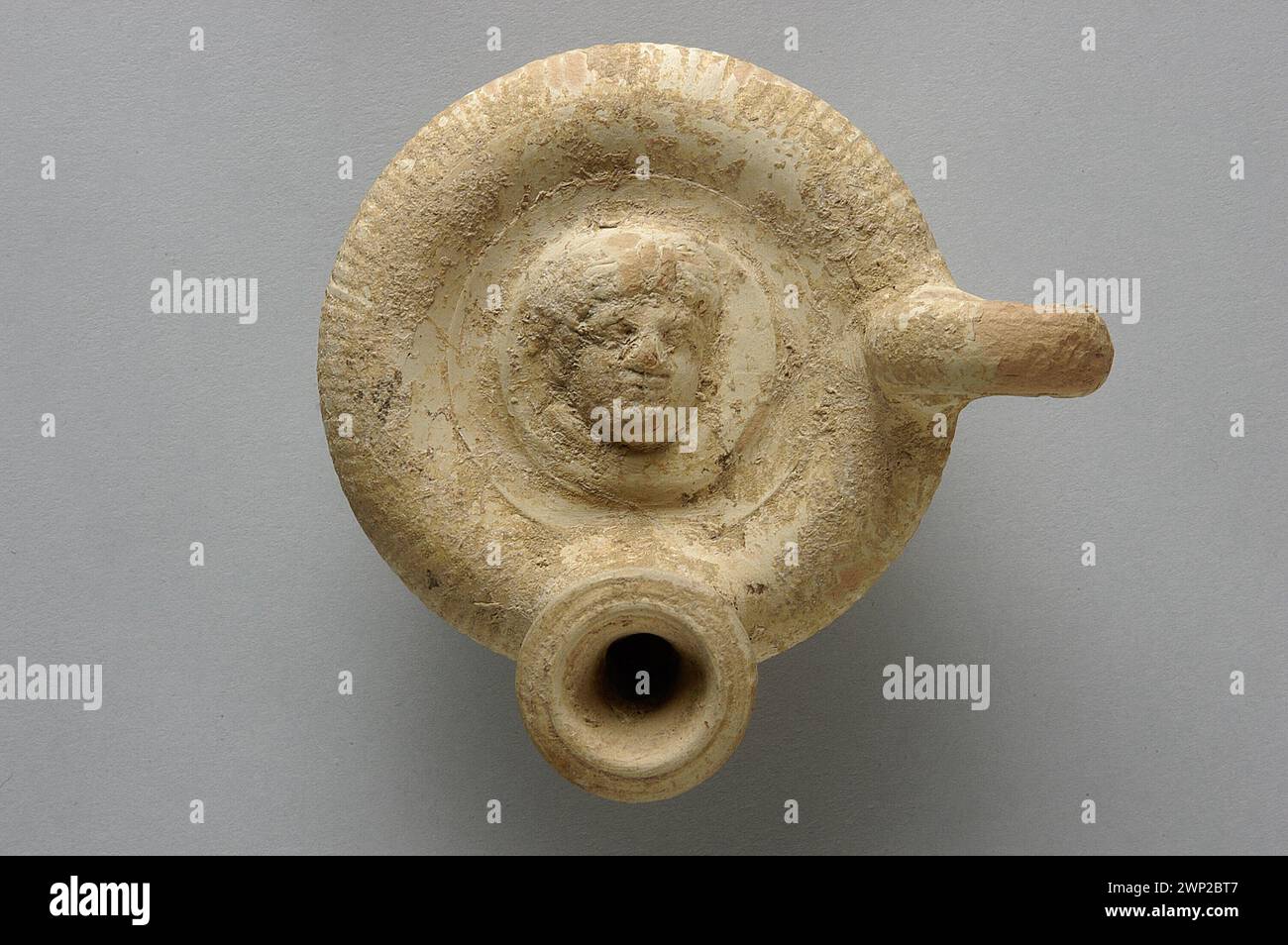 A guttus vessel from the 3rd century AD, used for pouring liquids in ...