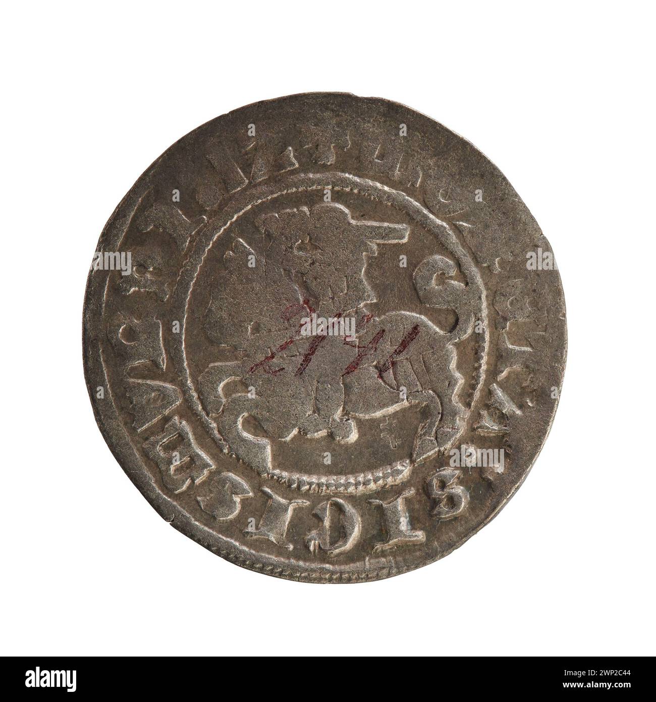 Penny from Lithuania minted in 1512 under King Zygmunt I Stary ...