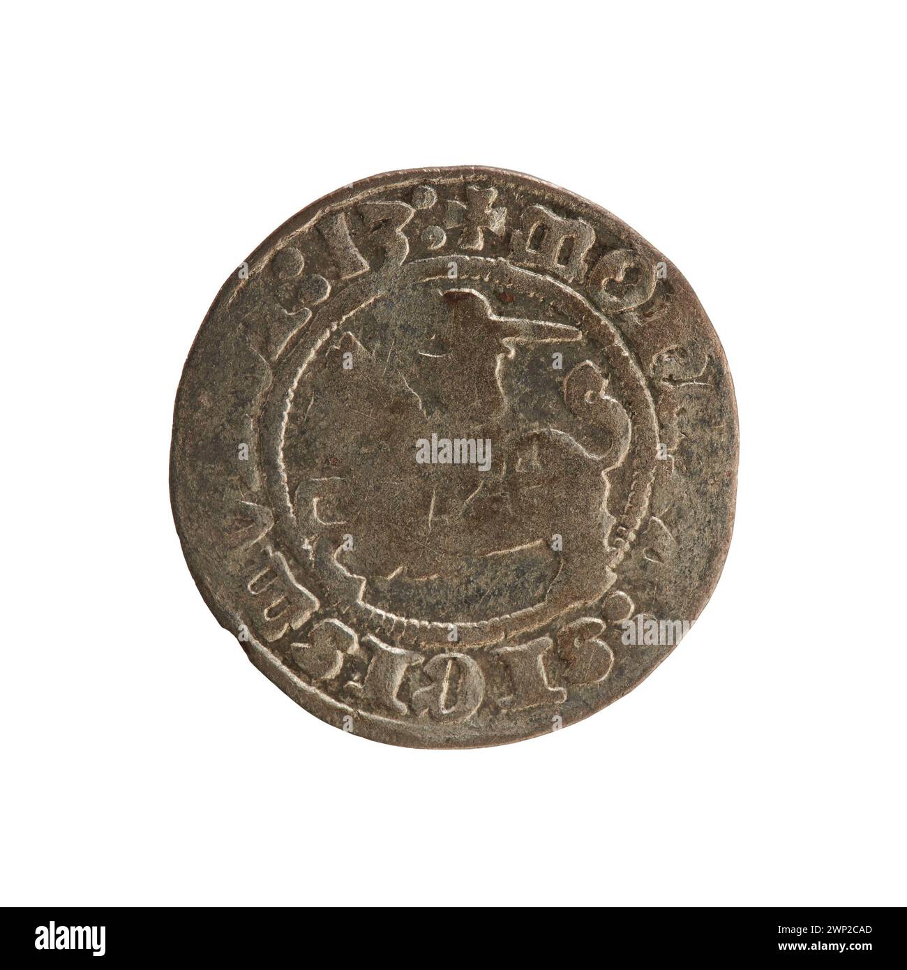 Lithuanian penny struck in 1513 during the reign of King Zygmunt I ...