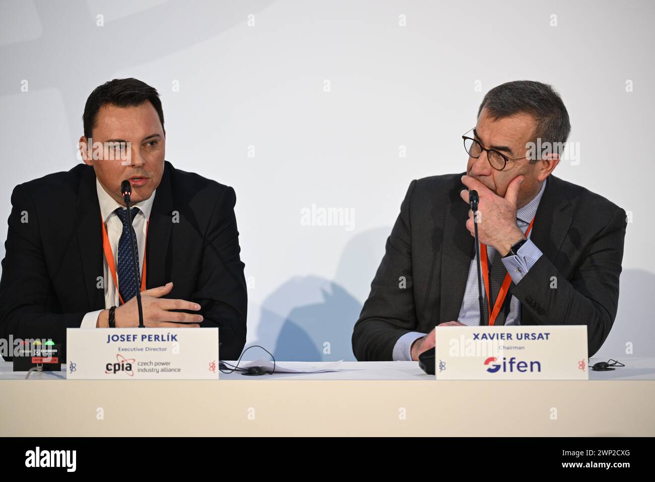 Prague, Czech Republic. 05th Mar, 2024. From left Josef Perlik ...