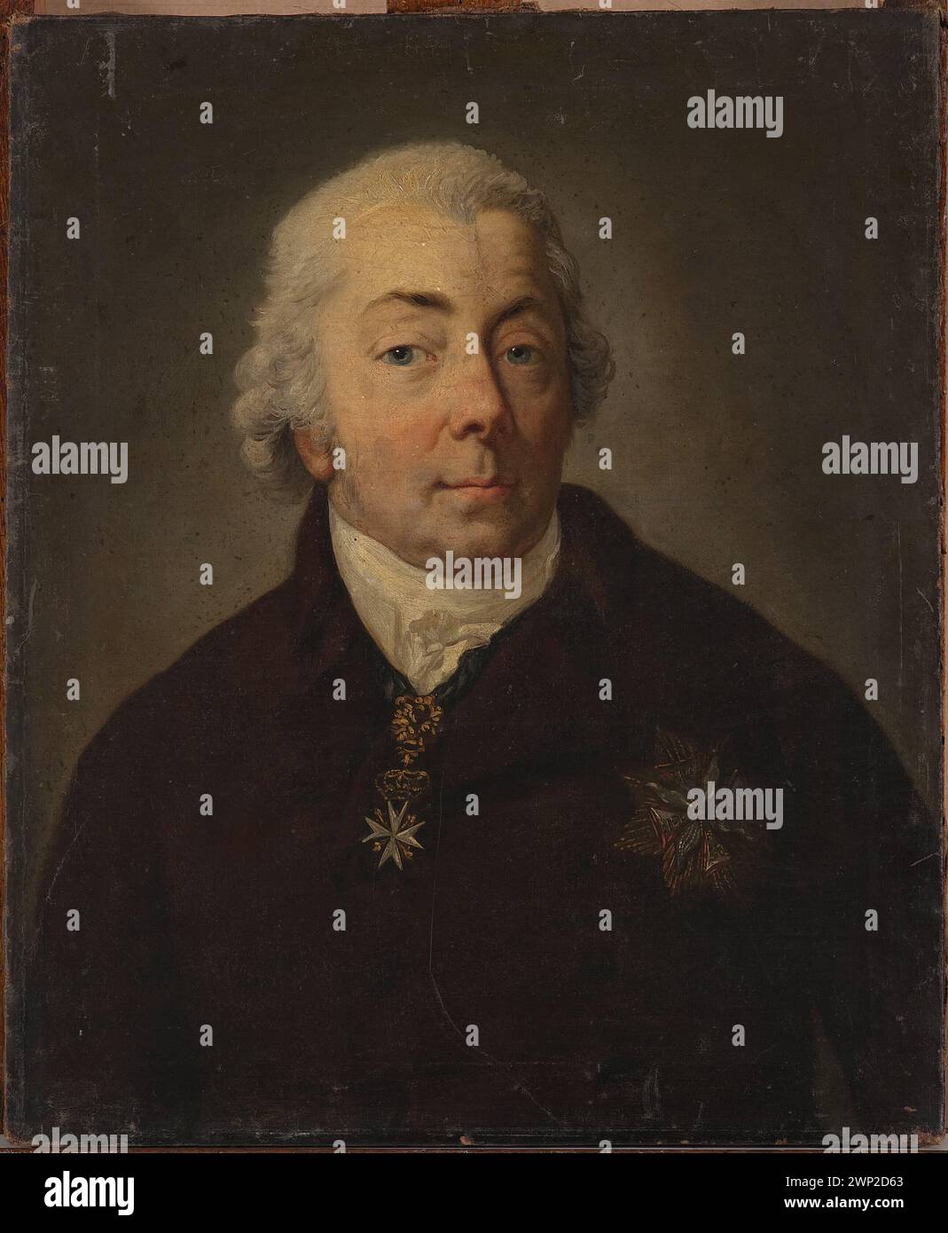 Portrait of Kazimierz Konstanty Plater (1749-1807) of Lithuanian ...