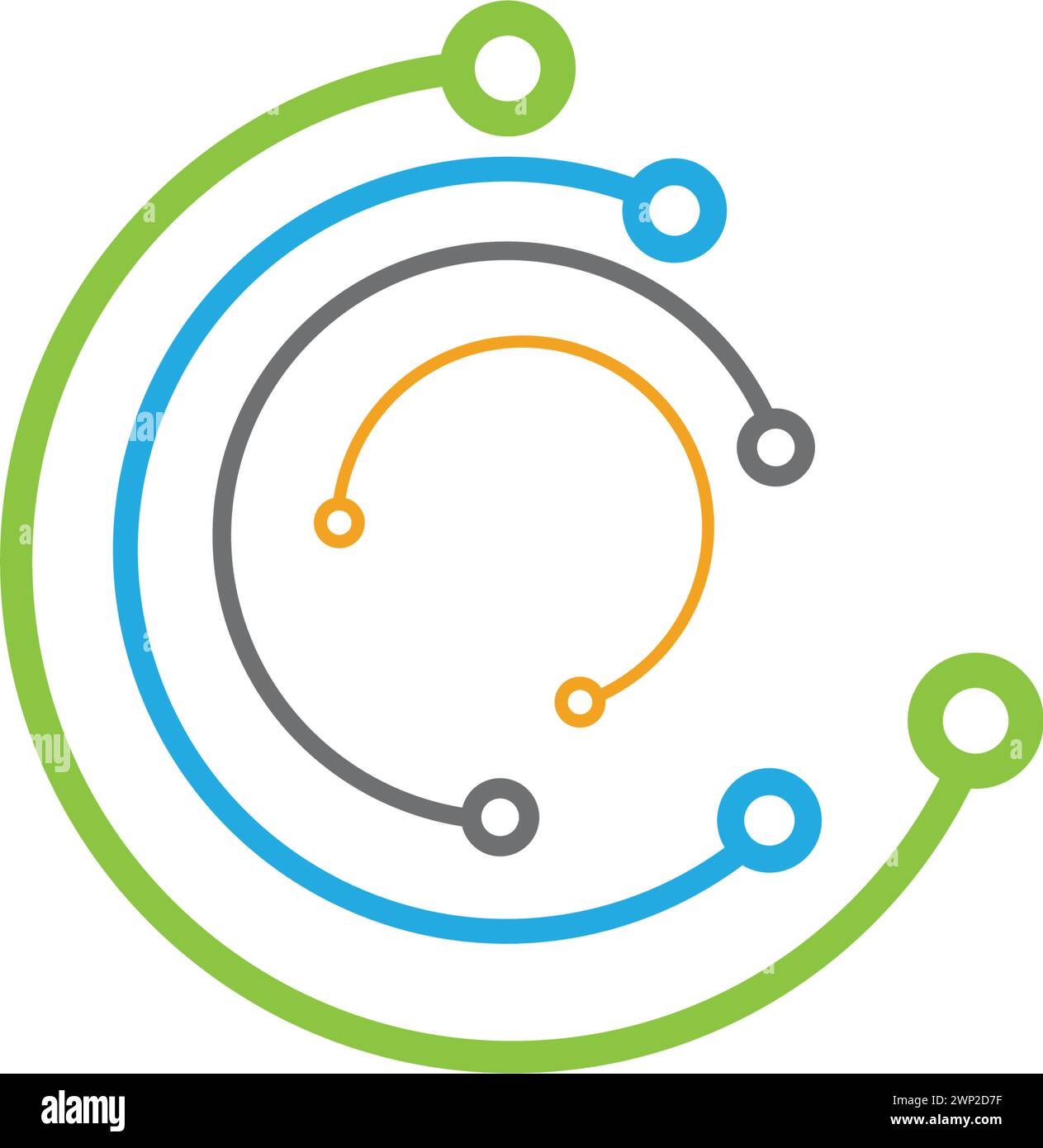 Cable, wires, wiring logo template vector icon Stock Vector Image & Art ...