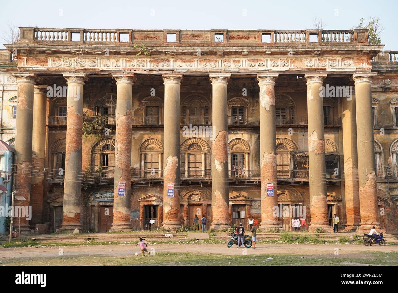Dilapidated Andul Royal Palace (Established on May 1, 1834 CE). The ...