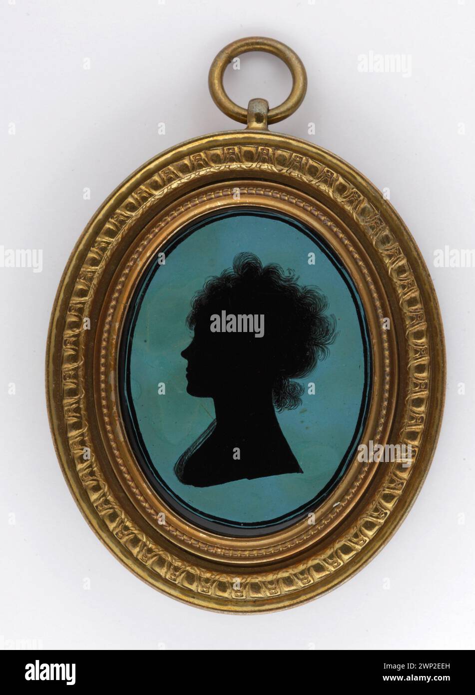 Silhouette portrait of Julia Lubomirski Potocka, 1780, showing ...