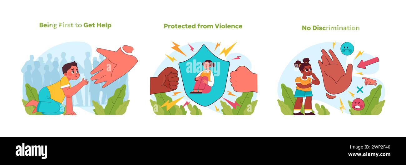 Child rights set. Prioritizing aid for vulnerable, shielding from harm ...