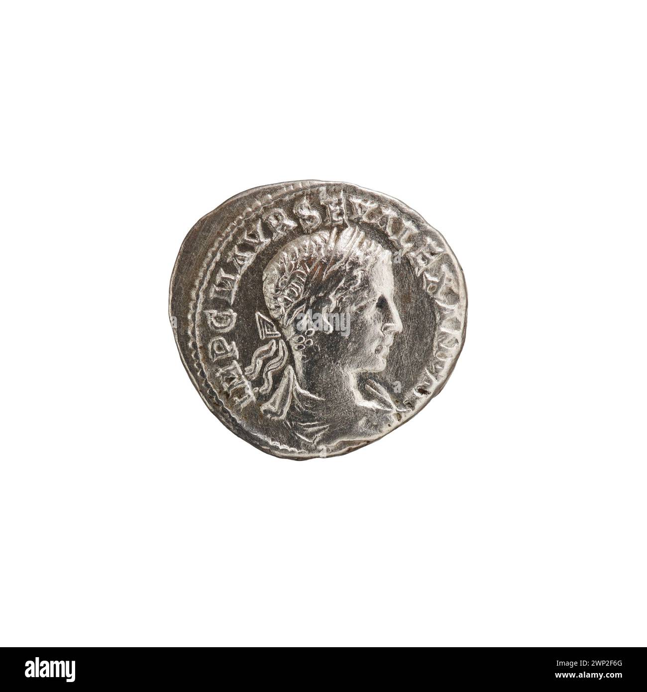 Denarius coin issued between 222 and 235 CE under Roman Emperor ...