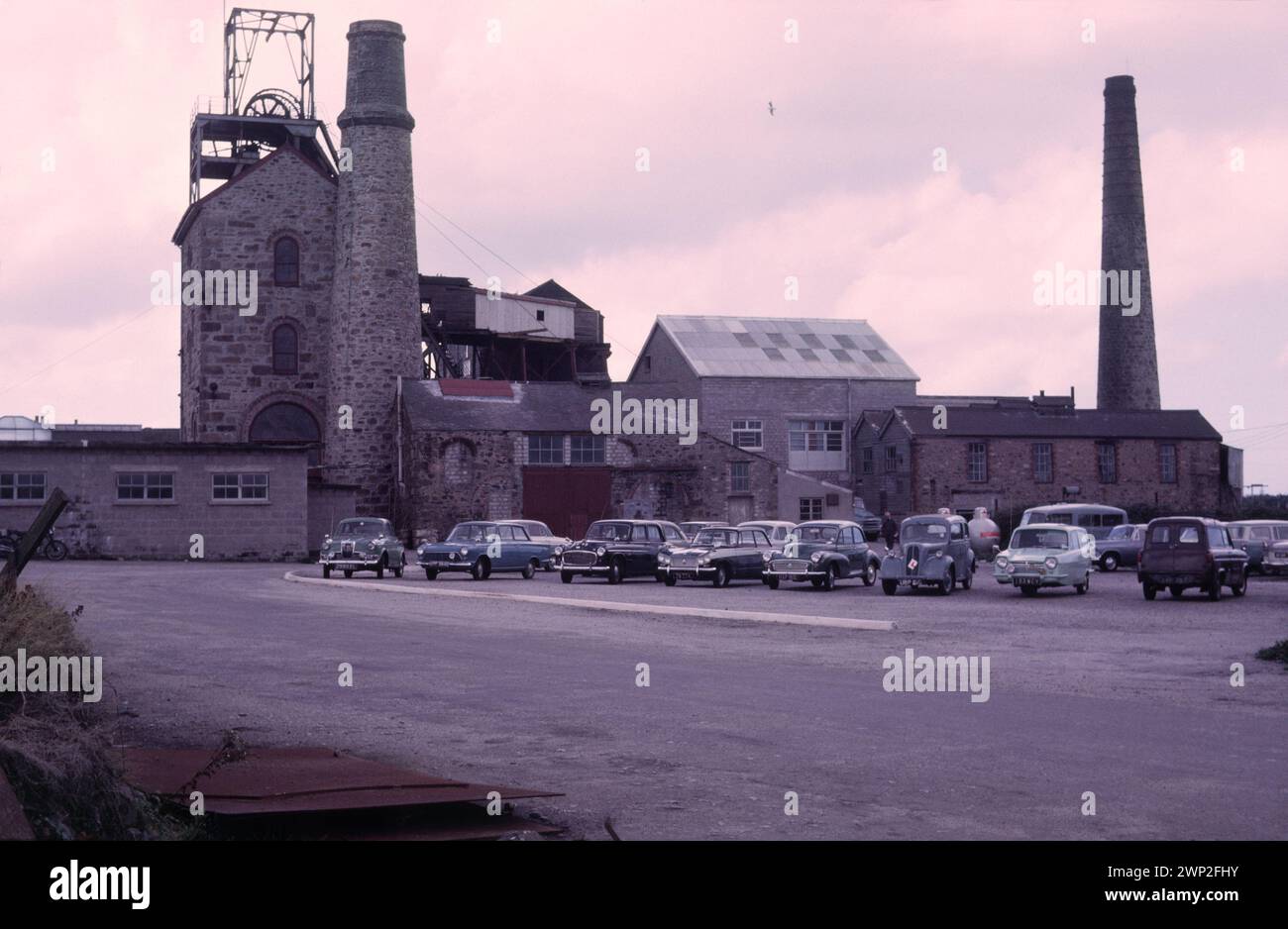South Crofty Tin Mine, Pool, Cornwall, England. 26 September 1967 Stock ...