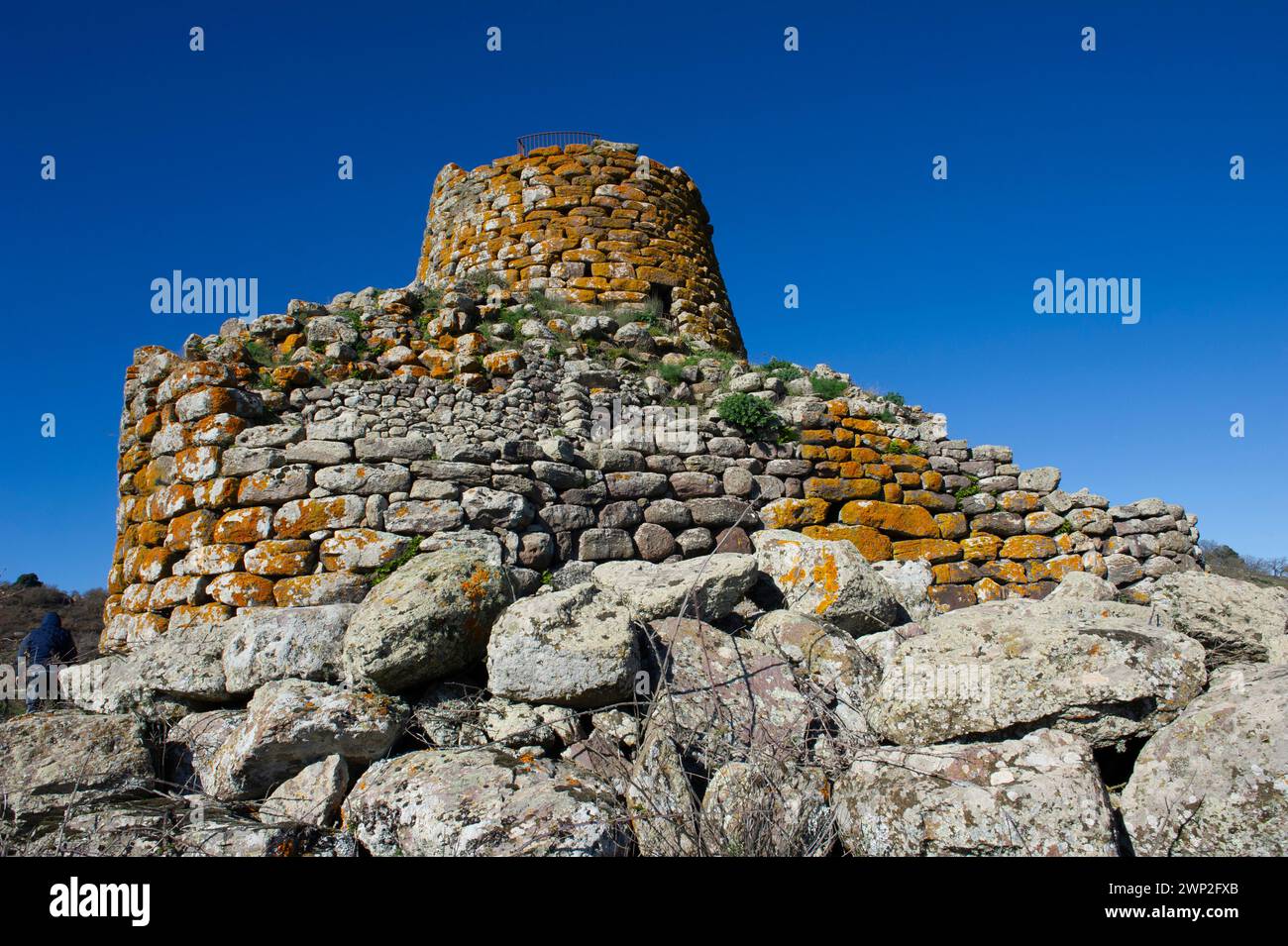 february 03 2024 Italy, Sardinia, Nuoro, Bortigali prehistoric village ...