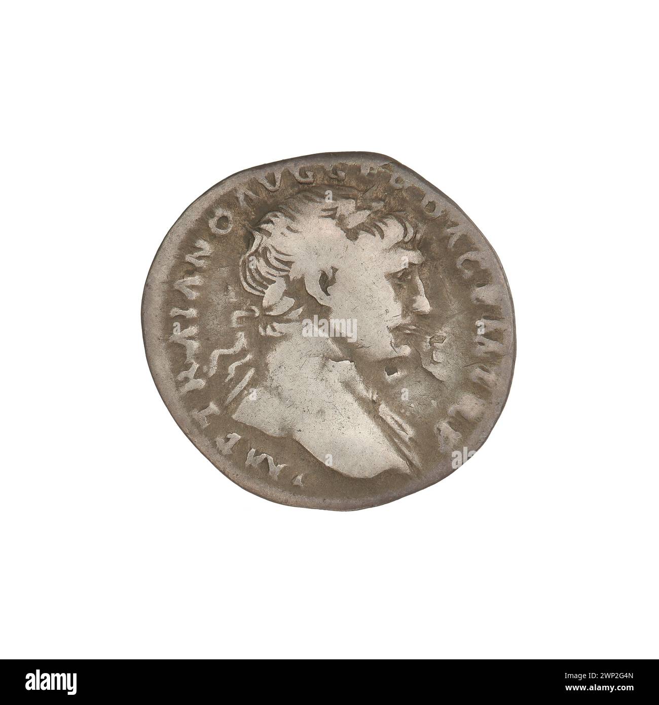 This denarius coin depicts Roman Emperor Trajan and Victoria, the ...