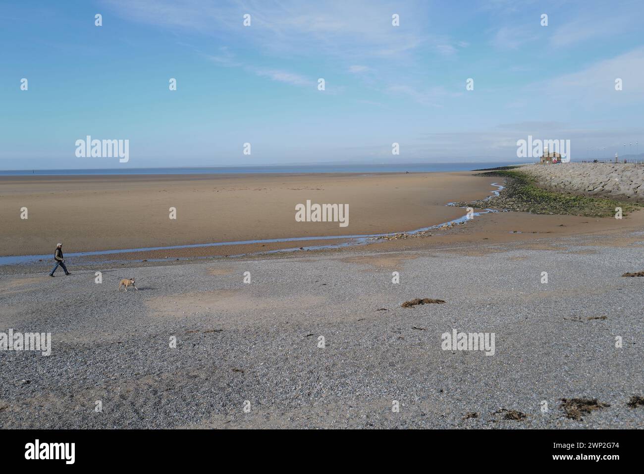 General view of Morecambe Bay and the beach Stock Photo - Alamy